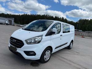 White Ford Tourneo Custom 2022 in Mazeikiai, with an engine capacity of 2.00 L and mileage of 510 thousand km for 9075 €, photo  on AUTOMOTO.COM.LV