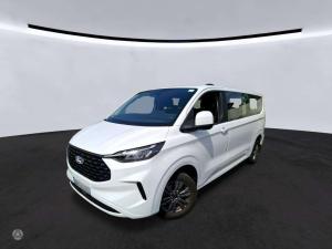 White Ford Tourneo Custom 2024 in Vilnius, with an engine capacity of 1.99 L and mileage of 65 thousand km for 35400 €, photo 1 on AUTOMOTO.COM.LV