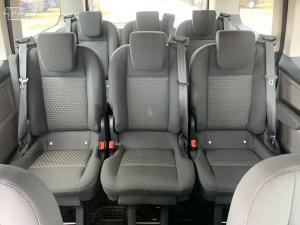 White Ford Tourneo Custom 2018 in Kaunas, with an engine capacity of 2.00 L and mileage of 192 thousand km for 17999 €, photo 16 on AUTOMOTO.COM.LV