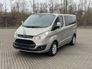 Yellow Ford Tourneo Custom 2013 in Marijampole, with an engine capacity of 2.20 L and mileage of 278 thousand km for 11600 €, photo  on AUTOMOTO.COM.LV