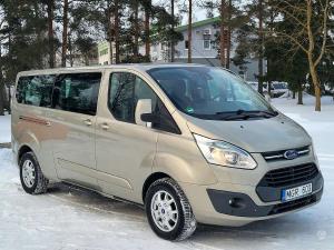 Yellow Ford Tourneo Custom 2015 in Siauliai, with an engine capacity of 2.20 L and mileage of 300 thousand km for 11500 €, photo  on AUTOMOTO.COM.LV