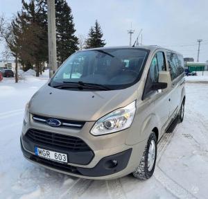 Dzeltens Ford Tourneo Custom 2015 Šauļi, ar dzinēja tilpumu 2.20 L un nobraukumu 300 tūkst. km par 11500 €, foto 11 vietnē AUTOMOTO.COM.LV