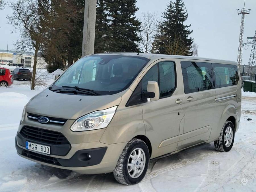 Dzeltens Ford Tourneo Custom 2015 Šauļi, ar dzinēja tilpumu 2.20 L un nobraukumu 300 tūkst. km par 11500 €, foto 13 vietnē AUTOMOTO.COM.LV