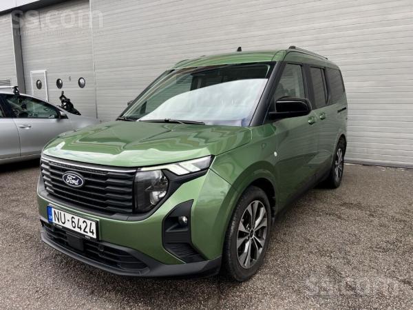 Green Ford Tourneo 2024 in Riga, with an engine capacity of 1.00 L and mileage of 74 thousand km for 17995 €, photo 1 on AUTOMOTO.COM.LV