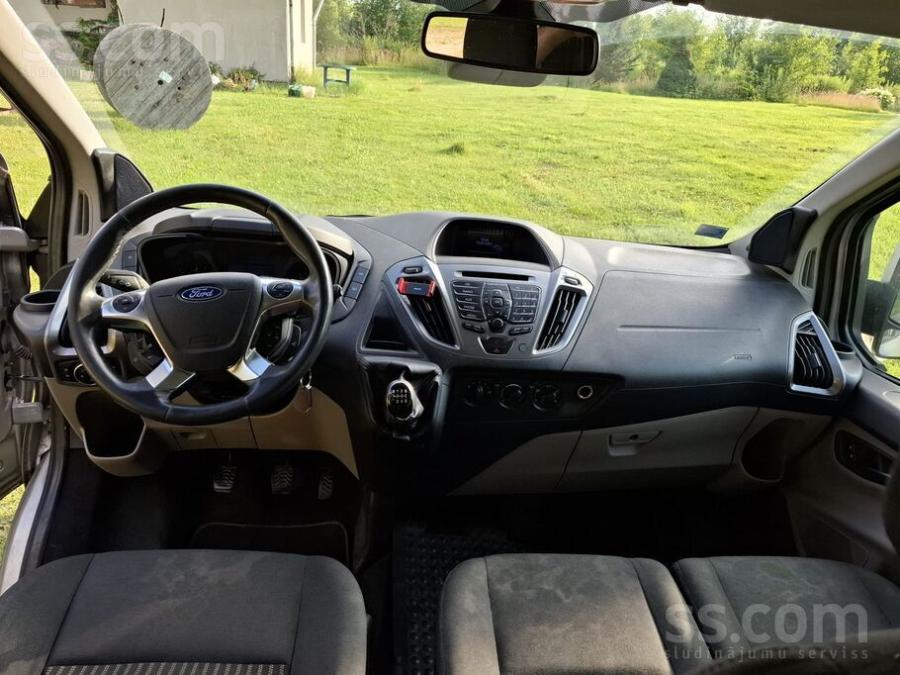 Grey Ford Tourneo 2014 in Riga, with an engine capacity of 2.20 L and mileage of 297 thousand km for 7500 €, photo 5 on AUTOMOTO.COM.LV