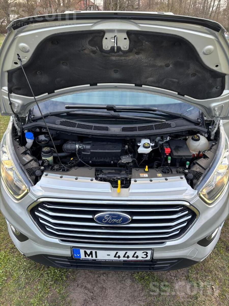 Grey Ford Tourneo 2019 in Riga, with an engine capacity of 2.00 L and mileage of 131 thousand km for 22590 €, photo 21 on AUTOMOTO.COM.LV