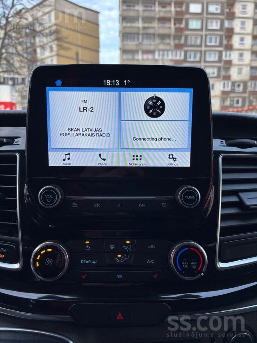 Grey Ford Tourneo 2019 in Riga, with an engine capacity of 2.00 L and mileage of 131 thousand km for 22590 €, photo 25 on AUTOMOTO.COM.LV