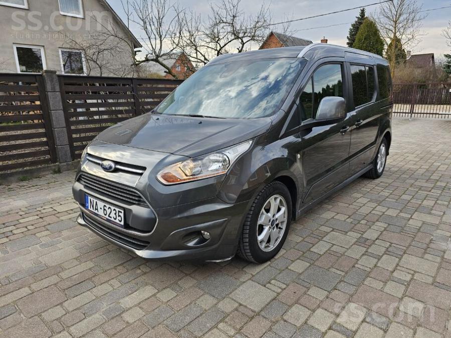 Grey Ford Tourneo 2015 in Riga, with an engine capacity of 1.50 L and mileage of 211 thousand km for 8000 €, photo 1 on AUTOMOTO.COM.LV