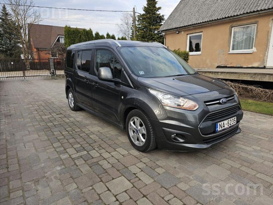 Grey Ford Tourneo 2015 in Riga, with an engine capacity of 1.50 L and mileage of 211 thousand km for 8000 €, photo 2 on AUTOMOTO.COM.LV