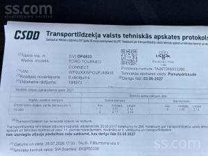Серый Форд Турнео 2015 в Талси, объемом двигателя 1.50 л и пробегом 195 тыс. км за 10500 €, фото 23 на AUTOMOTO.COM.LV