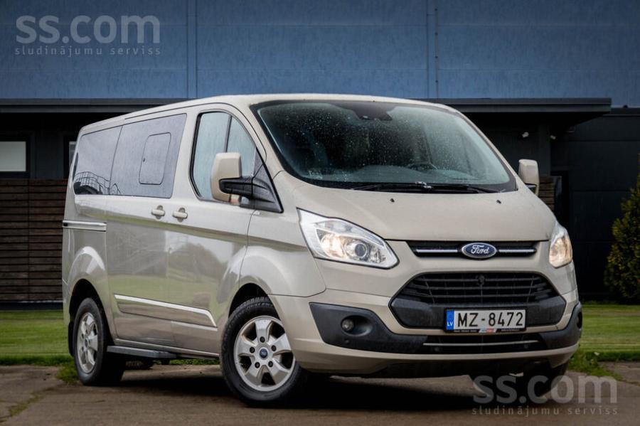 Grey Ford Tourneo 2017 in Riga, with an engine capacity of 2.00 L and mileage of 387 thousand km for 13990 €, photo 4 on AUTOMOTO.COM.LV