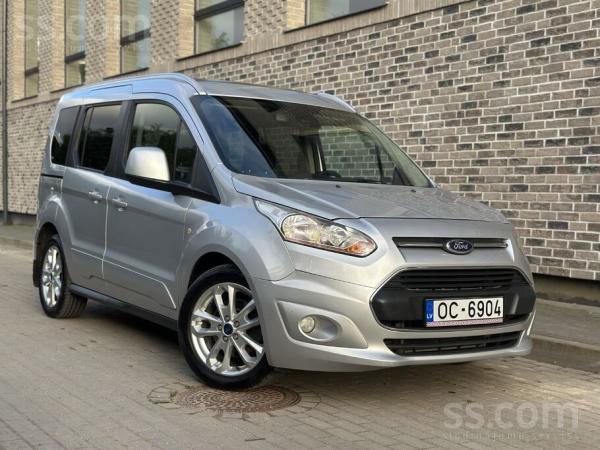 Grey Ford Tourneo 2014 in Tukums, with an engine capacity of 1.60 L and mileage of 257 thousand km for 7990 €, photo 1 on AUTOMOTO.COM.LV