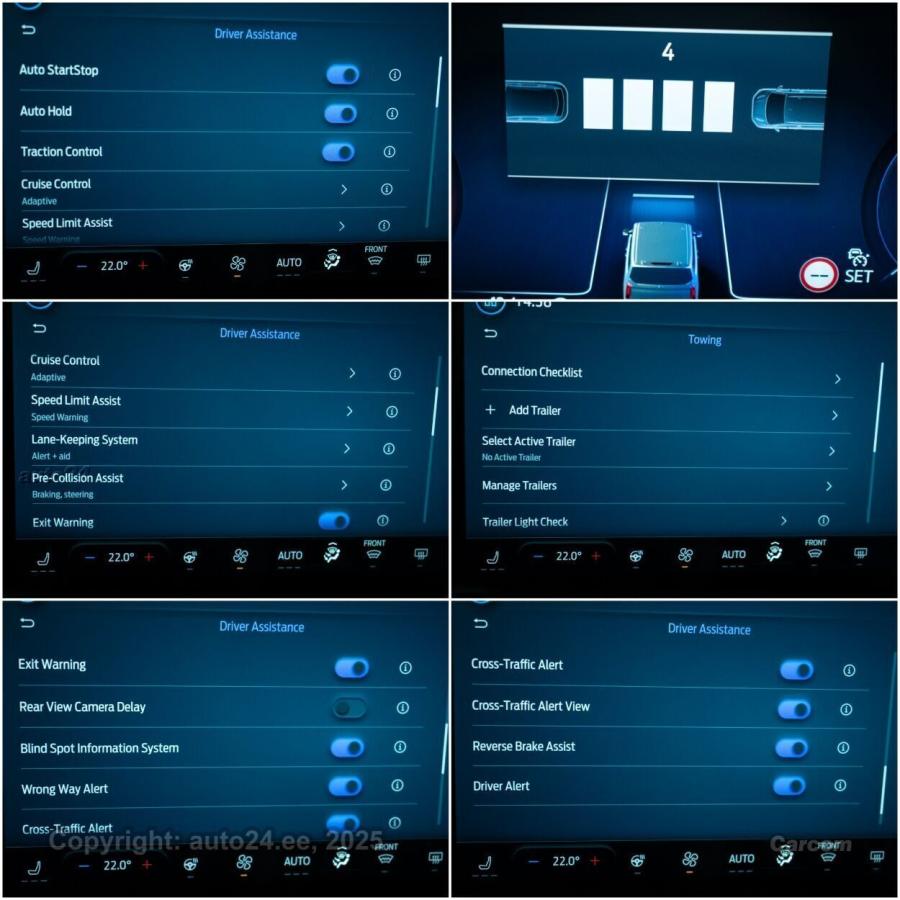Grey Ford Tourneo 2025 in Tallinn, with an engine capacity of 2.00 L and mileage of 10 thousand km for 69990 €, photo 18 on AUTOMOTO.COM.LV