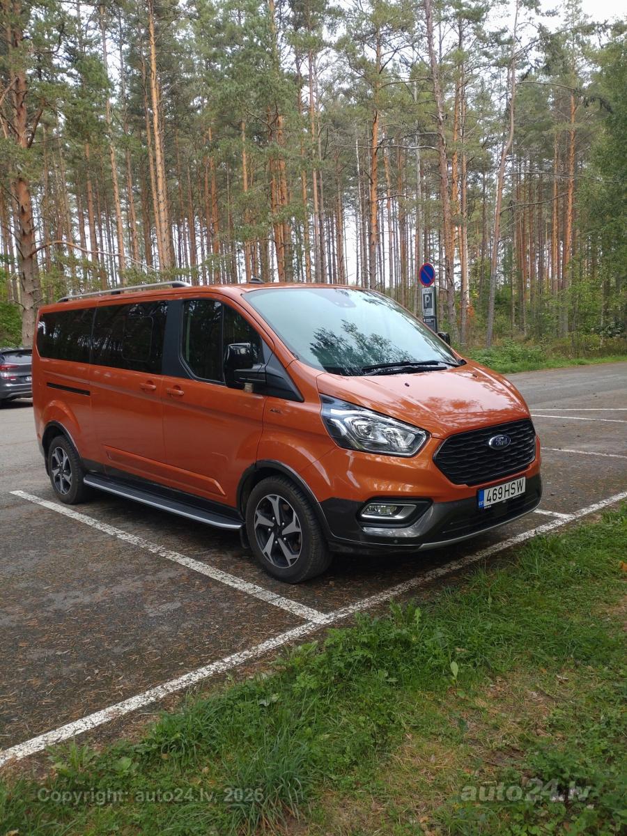 Orange Ford Tourneo 2023 in Tallinn, with an engine capacity of 2.00 L and mileage of 50 thousand km for 37650 €, photo 1 on AUTOMOTO.COM.LV