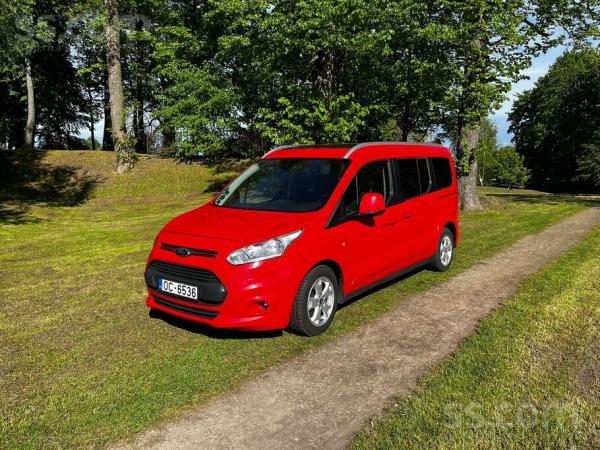 Red Ford Tourneo 2016 in Liepaja, with an engine capacity of 1.50 L and mileage of 167 thousand km for 9050 €, photo 1 on AUTOMOTO.COM.LV