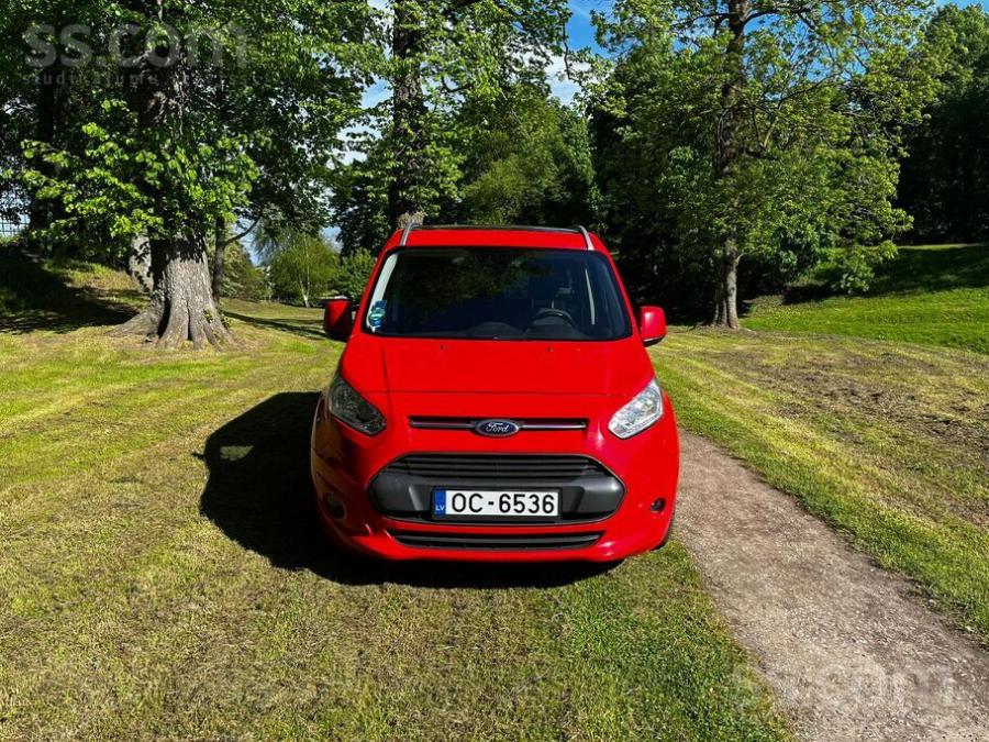 Red Ford Tourneo 2016 in Liepaja, with an engine capacity of 1.50 L and mileage of 167 thousand km for 9050 €, photo 2 on AUTOMOTO.COM.LV