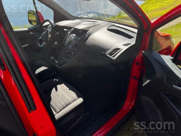 Red Ford Tourneo 2016 in Liepaja, with an engine capacity of 1.50 L and mileage of 167 thousand km for 9050 €, photo 10 on AUTOMOTO.COM.LV