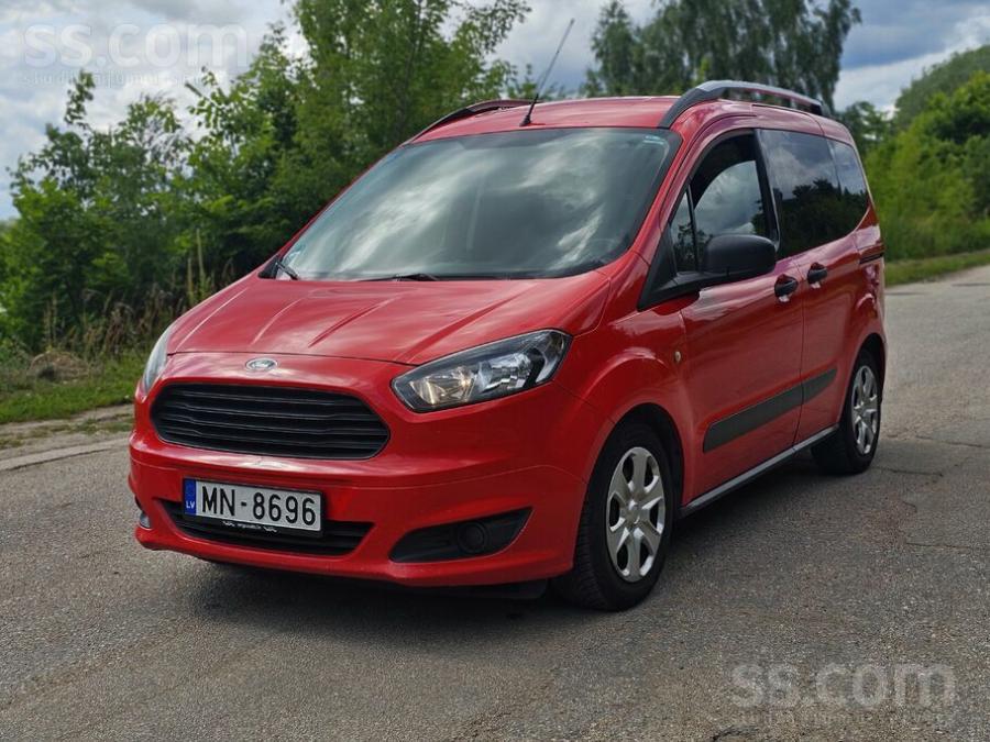 Red Ford Tourneo 2015 in Riga, with an engine capacity of 1.50 L and mileage of 250 thousand km for 3650 €, photo 1 on AUTOMOTO.COM.LV