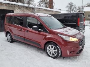 Red Ford Tourneo 2019 in Daugavpils, with an engine capacity of 1.50 L and mileage of 258 thousand km for 9750 €, photo  on AUTOMOTO.COM.LV