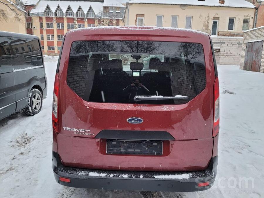 Red Ford Tourneo 2019 in Daugavpils, with an engine capacity of 1.50 L and mileage of 258 thousand km for 9750 €, photo 5 on AUTOMOTO.COM.LV