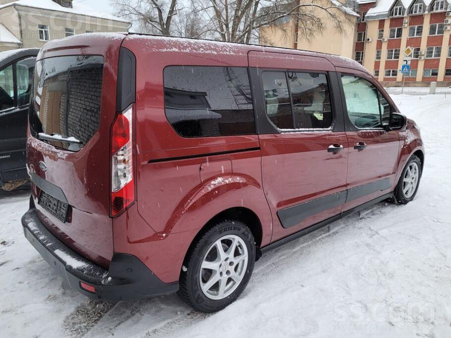 Red Ford Tourneo 2019 in Daugavpils, with an engine capacity of 1.50 L and mileage of 258 thousand km for 9750 €, photo 7 on AUTOMOTO.COM.LV