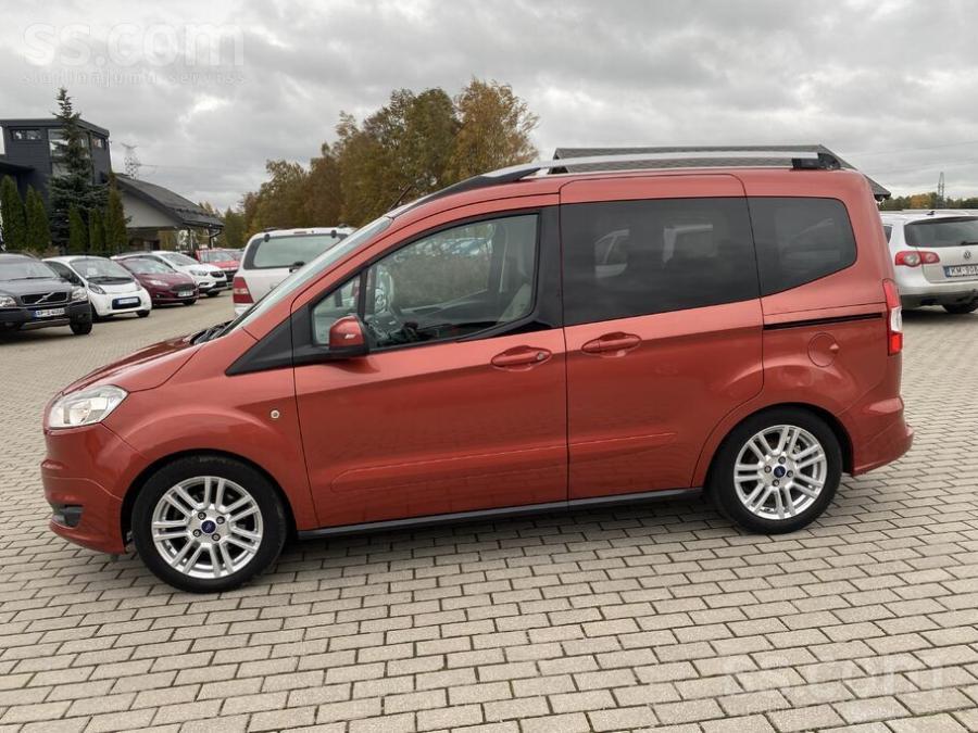 Red Ford Tourneo 2015 in Talsi, with an engine capacity of 1.50 L and mileage of 188 thousand km for 8100 €, photo 2 on AUTOMOTO.COM.LV