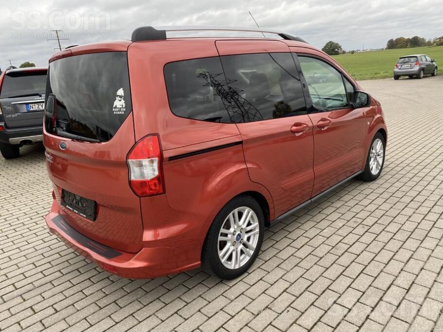 Red Ford Tourneo 2015 in Talsi, with an engine capacity of 1.50 L and mileage of 188 thousand km for 8100 €, photo 5 on AUTOMOTO.COM.LV