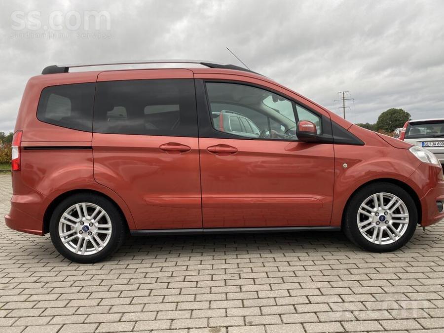 Red Ford Tourneo 2015 in Talsi, with an engine capacity of 1.50 L and mileage of 188 thousand km for 8100 €, photo 6 on AUTOMOTO.COM.LV