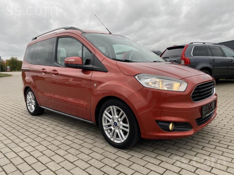 Red Ford Tourneo 2015 in Talsi, with an engine capacity of 1.50 L and mileage of 188 thousand km for 8100 €, photo 7 on AUTOMOTO.COM.LV