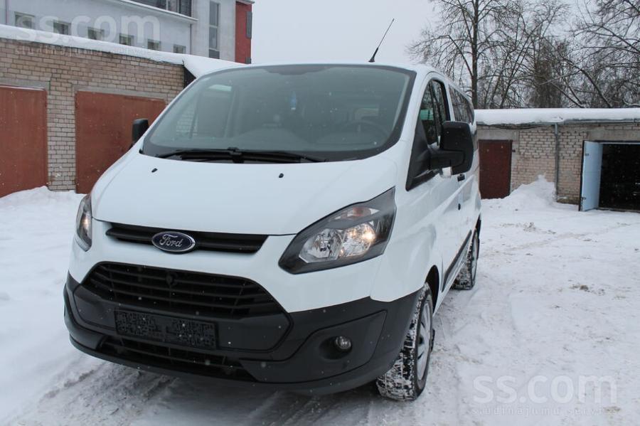 White Ford Tourneo 2014 in Daugavpils, with an engine capacity of 2.20 L and mileage of 234 thousand km for 11790 €, photo 1 on AUTOMOTO.COM.LV