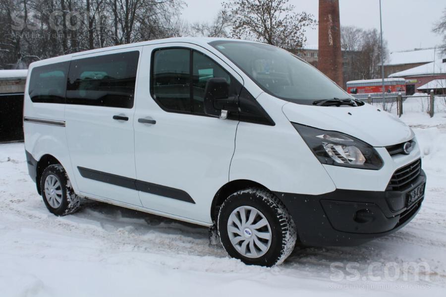 White Ford Tourneo 2014 in Daugavpils, with an engine capacity of 2.20 L and mileage of 234 thousand km for 11790 €, photo 3 on AUTOMOTO.COM.LV