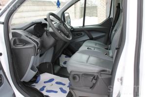White Ford Tourneo 2014 in Daugavpils, with an engine capacity of 2.20 L and mileage of 234 thousand km for 11790 €, photo 11 on AUTOMOTO.COM.LV
