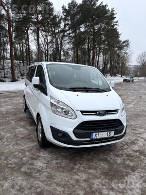 White Ford Tourneo 2018 in Riga, with an engine capacity of 2.00 L and mileage of 103 thousand km for 19800 €, photo  on AUTOMOTO.COM.LV