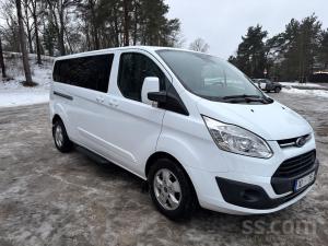 White Ford Tourneo 2018 in Riga, with an engine capacity of 2.00 L and mileage of 103 thousand km for 19800 €, photo 2 on AUTOMOTO.COM.LV
