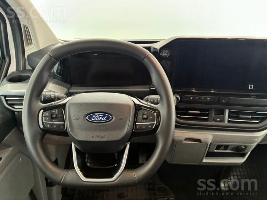 White Ford Tourneo 2024 in Riga, with an engine capacity of 2.00 L and mileage of 30 thousand km for 41900 €, photo 10 on AUTOMOTO.COM.LV
