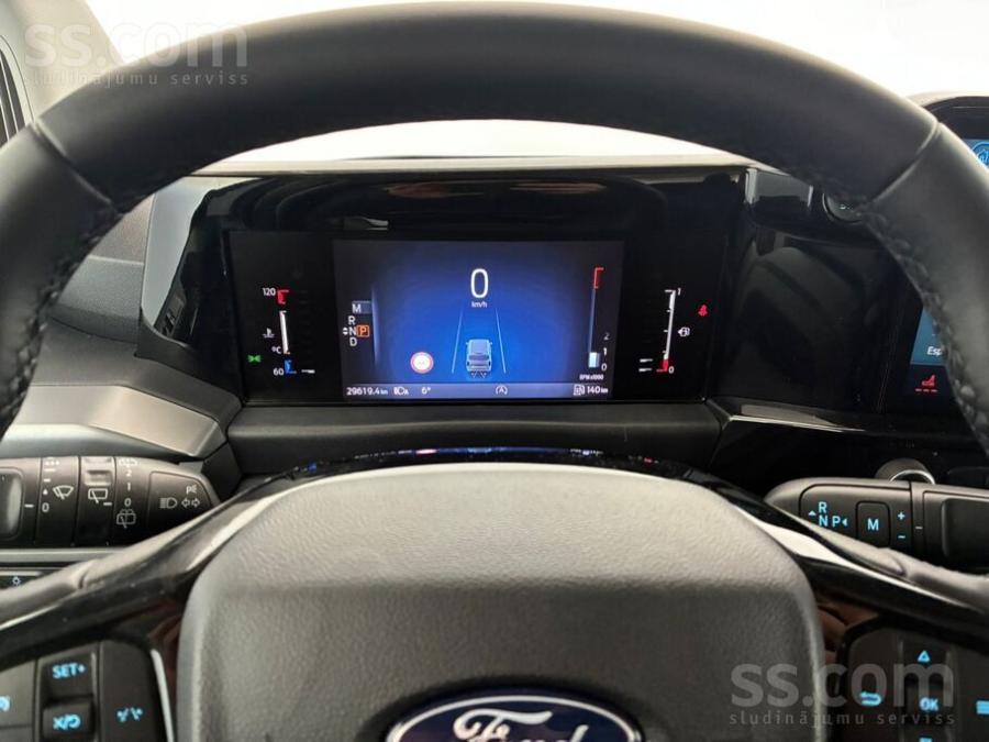 White Ford Tourneo 2024 in Riga, with an engine capacity of 2.00 L and mileage of 30 thousand km for 41900 €, photo 11 on AUTOMOTO.COM.LV