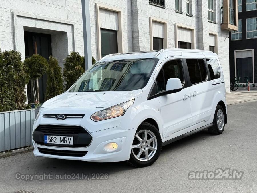 White Ford Tourneo 2014 in Tallinn, with an engine capacity of 1.60 L and mileage of 213 thousand km for 8990 €, photo 1 on AUTOMOTO.COM.LV