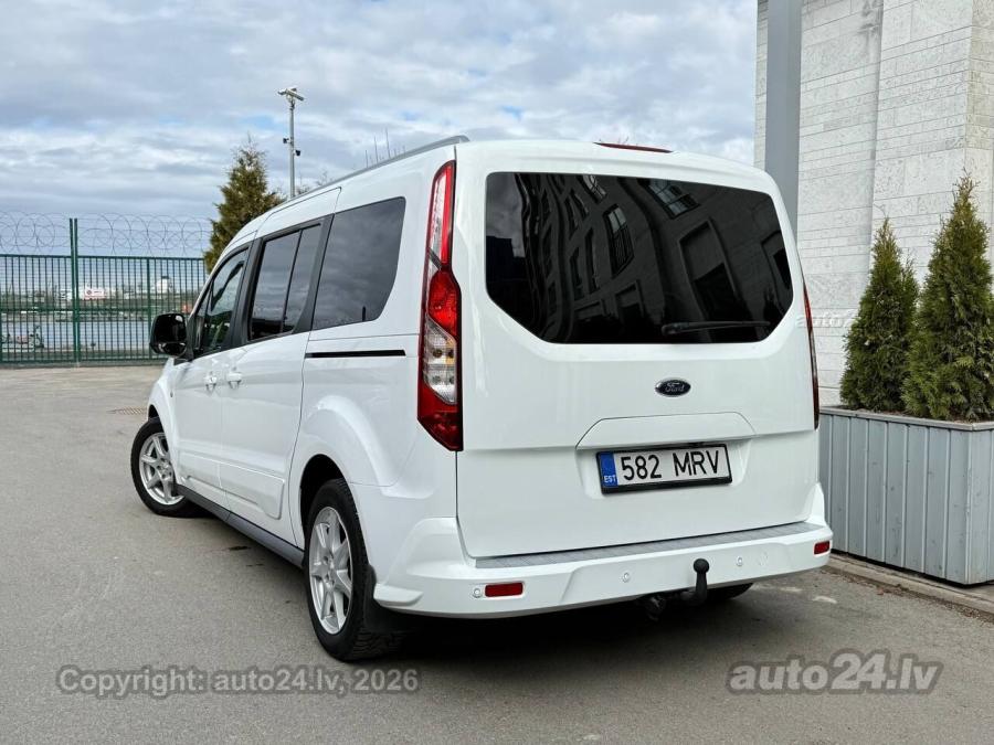 White Ford Tourneo 2014 in Tallinn, with an engine capacity of 1.60 L and mileage of 213 thousand km for 8990 €, photo 7 on AUTOMOTO.COM.LV