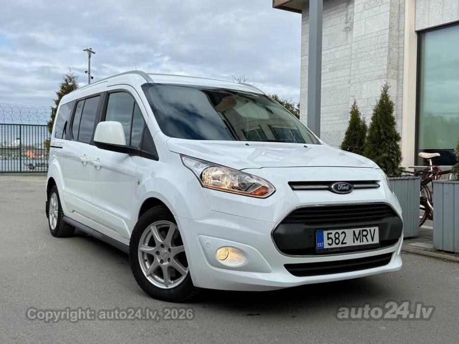 White Ford Tourneo 2014 in Tallinn, with an engine capacity of 1.60 L and mileage of 213 thousand km for 8990 €, photo 13 on AUTOMOTO.COM.LV