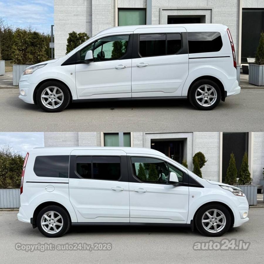 White Ford Tourneo 2014 in Tallinn, with an engine capacity of 1.60 L and mileage of 213 thousand km for 8990 €, photo 15 on AUTOMOTO.COM.LV