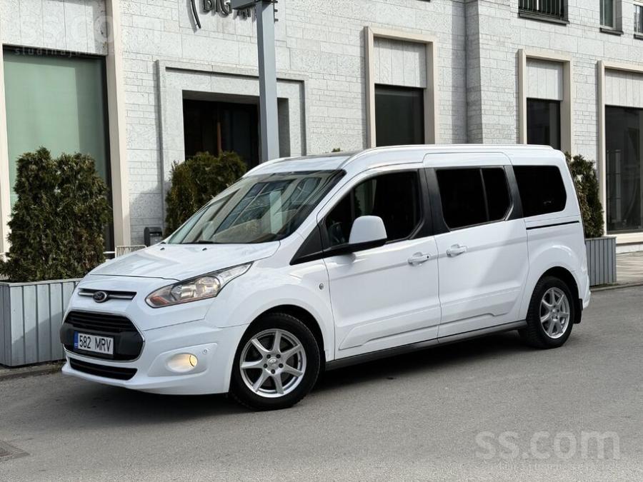 White Ford Tourneo 2014 in Valka, with an engine capacity of 1.60 L and mileage of 213 thousand km for 8990 €, photo 3 on AUTOMOTO.COM.LV