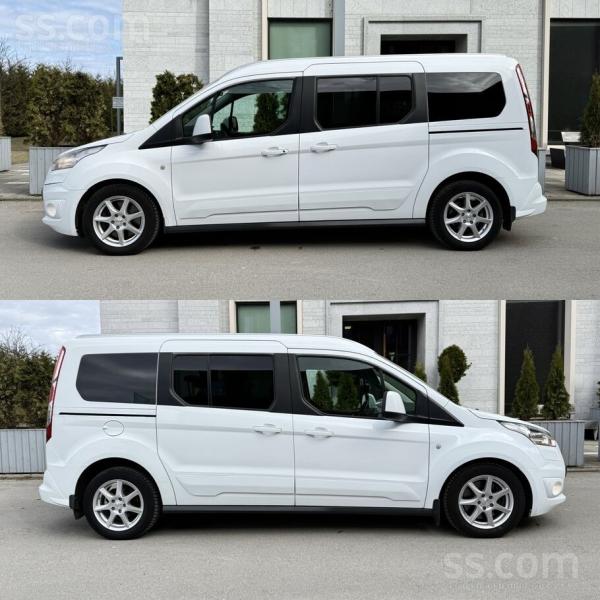 White Ford Tourneo 2014 in Tallinn, with an engine capacity of 1.60 L and mileage of 213 thousand km for 8599 €, photo 9 on AUTOMOTO.COM.LV