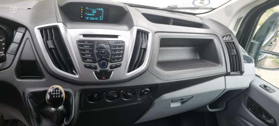 Melns Ford Transit 2015 Tauragė, ar dzinēja tilpumu 2.20 L un nobraukumu 260 tūkst. km par 6200 €, foto 11 vietnē AUTOMOTO.COM.LV