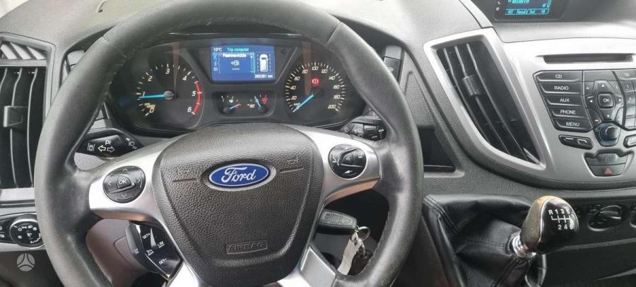 Melns Ford Transit 2015 Tauragė, ar dzinēja tilpumu 2.20 L un nobraukumu 260 tūkst. km par 6200 €, foto 12 vietnē AUTOMOTO.COM.LV