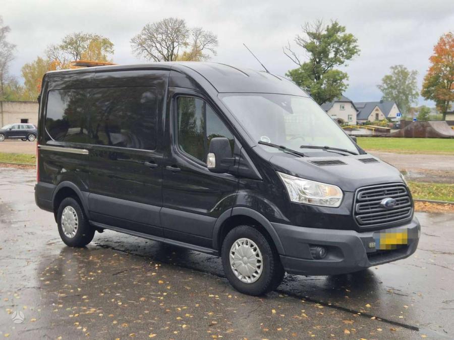 Black Ford Transit 2015 in Taurage, with an engine capacity of 2.20 L and mileage of 241 thousand km for 5300 €, photo 5 on AUTOMOTO.COM.LV