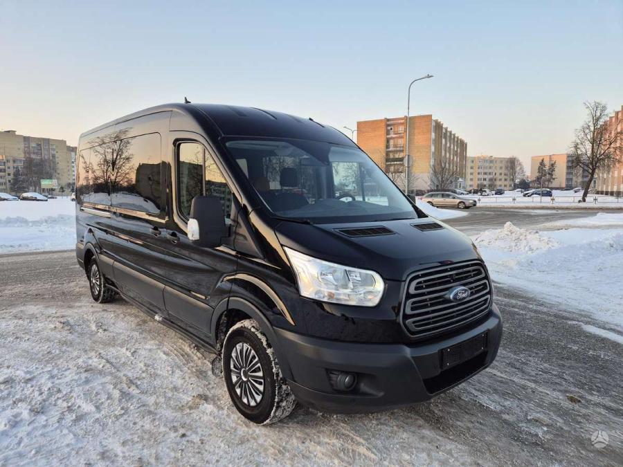 Black Ford Transit 2017 in Panevezys, with an engine capacity of 2.00 L and mileage of 527 thousand km for 7600 €, photo 8 on AUTOMOTO.COM.LV