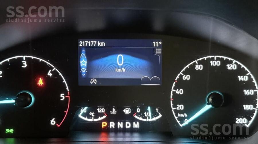 Black Ford Transit 2018 in Riga, with an engine capacity of 2.00 L and mileage of 217 thousand km for 13900 €, photo 12 on AUTOMOTO.COM.LV
