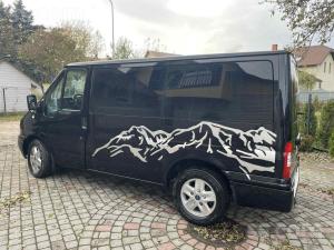 Black Ford Transit 2009 in Valka, with an engine capacity of 2.20 L and mileage of 261 thousand km for 11000 €, photo 3 on AUTOMOTO.COM.LV