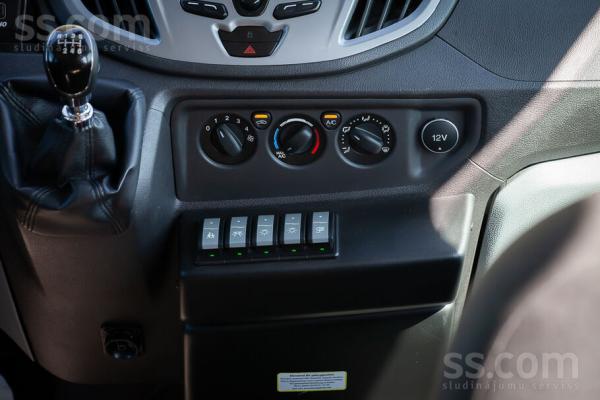 Black Ford Transit 2015 in Tukums, with an engine capacity of 2.00 L and mileage of 0 thousand km for 7990 €, photo 9 on AUTOMOTO.COM.LV