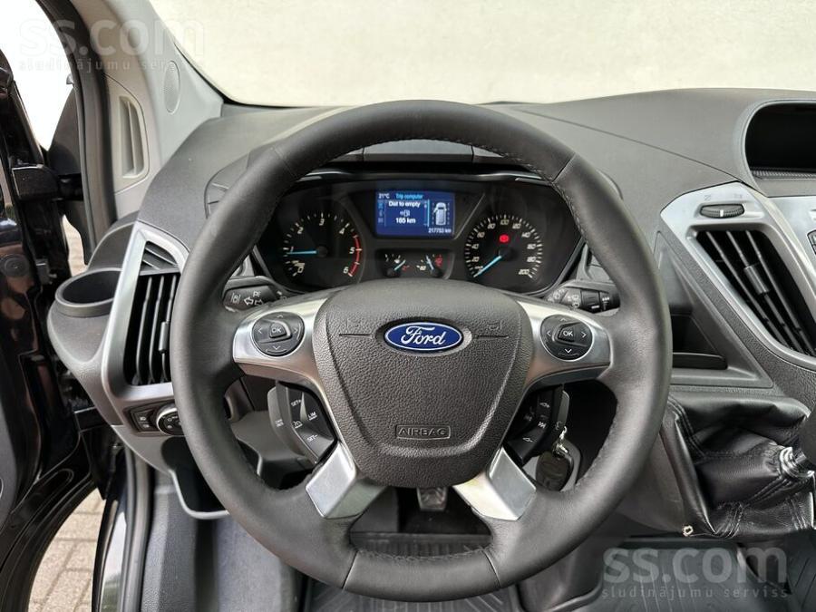 Black Ford Transit 2015 in Jelgava, with an engine capacity of 2.20 L and mileage of 218 thousand km for 7950 €, photo 15 on AUTOMOTO.COM.LV